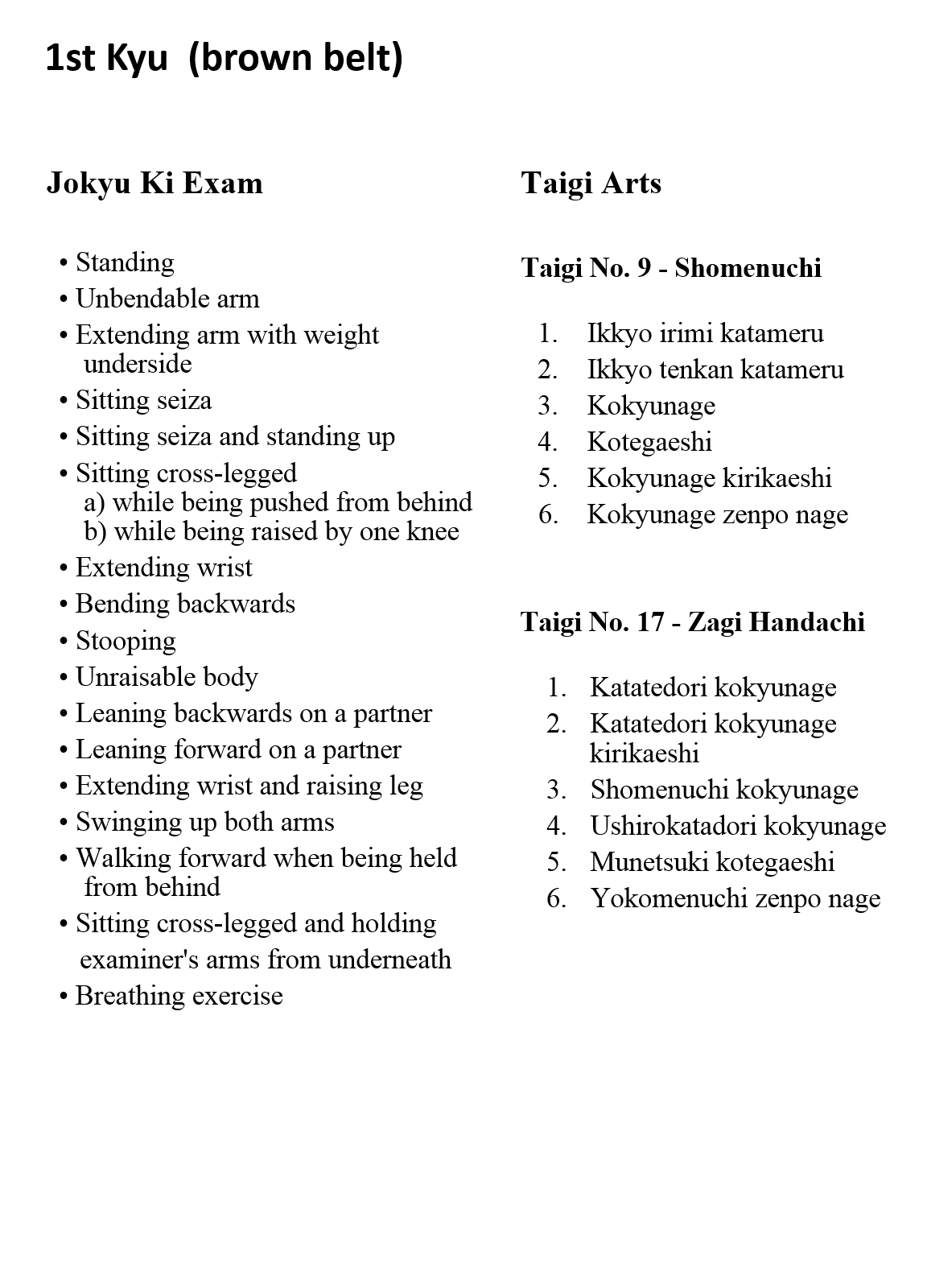 Aikido Goshinkai Syllabus – Aikido Community Aikido Goshinkai Syllabus – Aikido Community